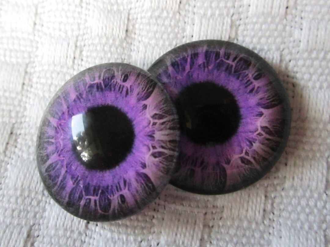 Two 20mm Glass Eyes - Etsy
