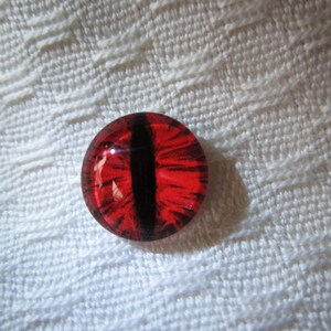 Red Dragon Eyes for Jewelry Making or Crafts 14mm Glass Cabochons - Etsy