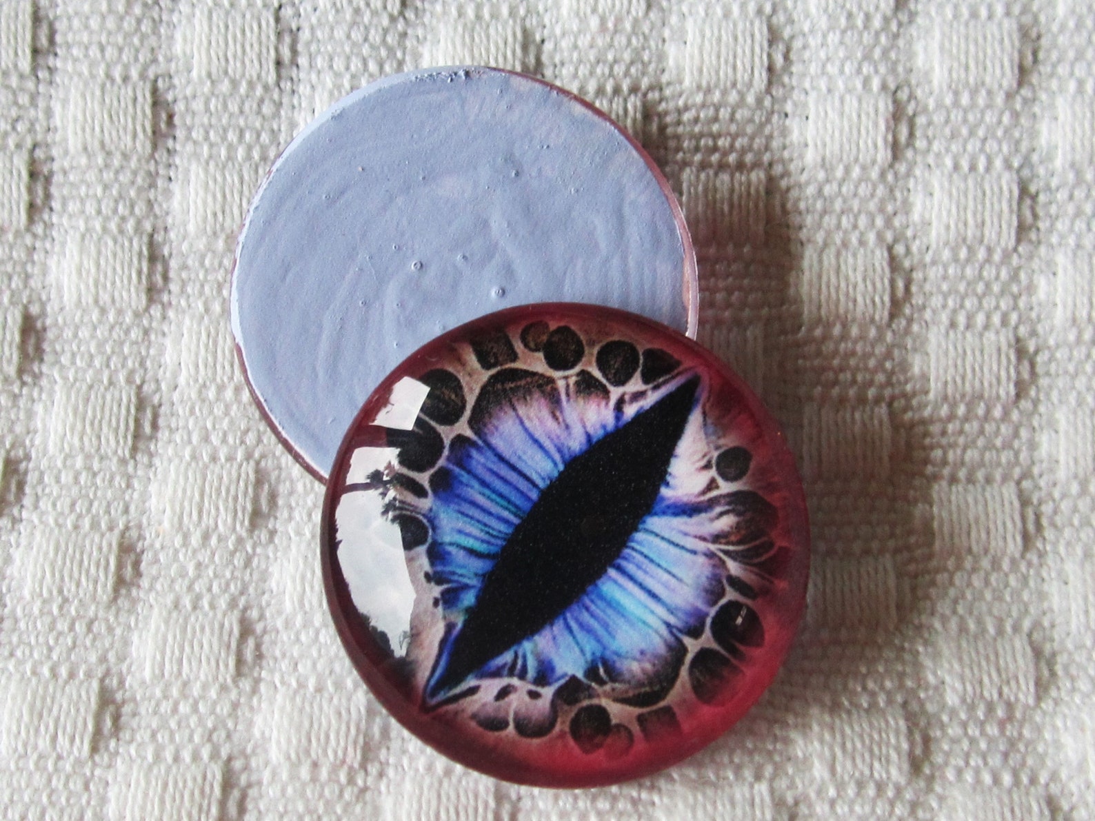 Glass Eye 40mm Cabochon Dragon Eye Big Large Glass Eye - Etsy