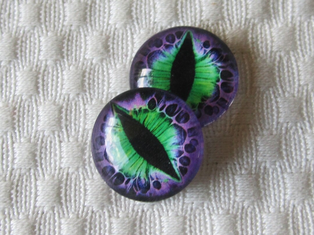 Glass Dragon Eyes for Jewelry Making or Crafts 20mm Cabochons - Etsy