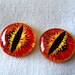 Cabochon Glass Eyes 18mm Cabochons Reptile Eyes - Etsy