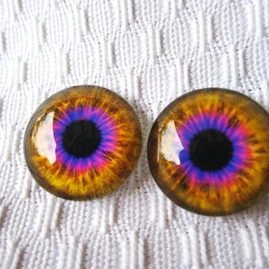 Glass Eyes for Sculpture Dolls and Crafts 20mm Cabochons - Etsy