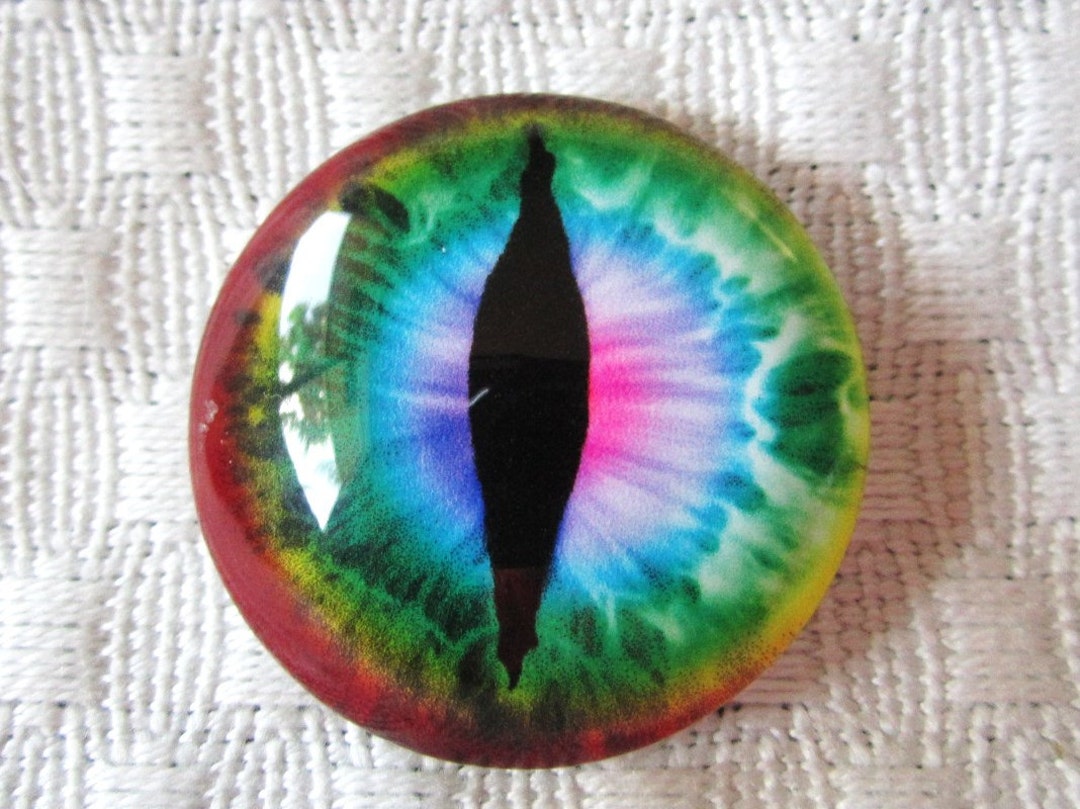 Dragon Eye 25mm Glass Cabochon Eye for Jewelry and Sculpture - Etsy