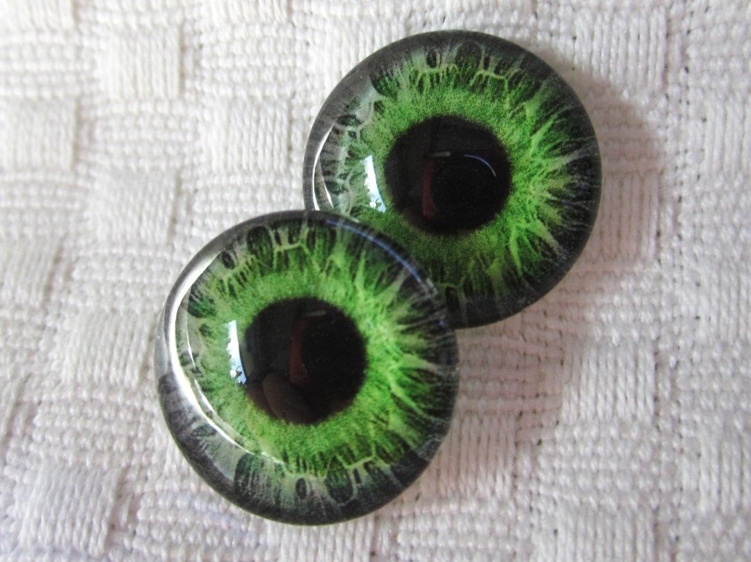 16mm Glass Eyes-glass Eye Cabochons-eyes for Sculpture and Jewelry ...