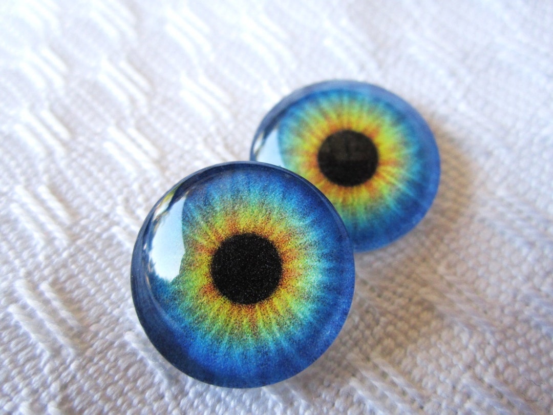 16mm Glass Eye Cabochons for Jewelry Making Craft Supplies and Dolls - Etsy