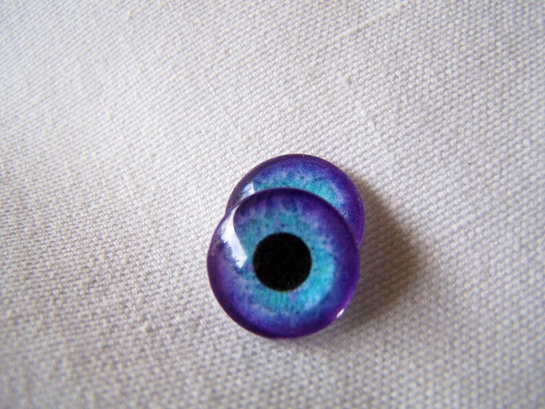 Eye Cabochons 14mm Glass for Jewelry or Doll Sculptures - Etsy