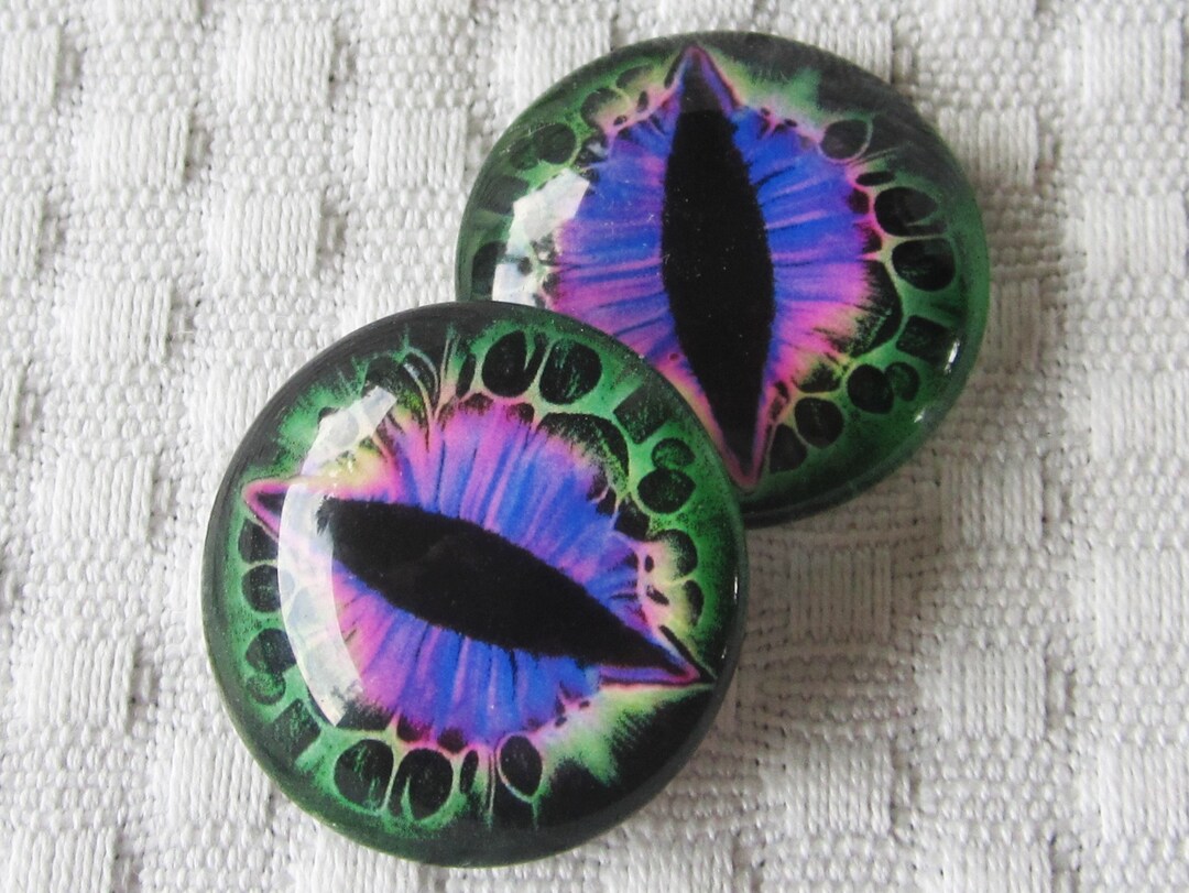 Glass Eyes-20mm-18mm-16mm-14mm-12mm- Eyes for Jewelry, Crafts and ...