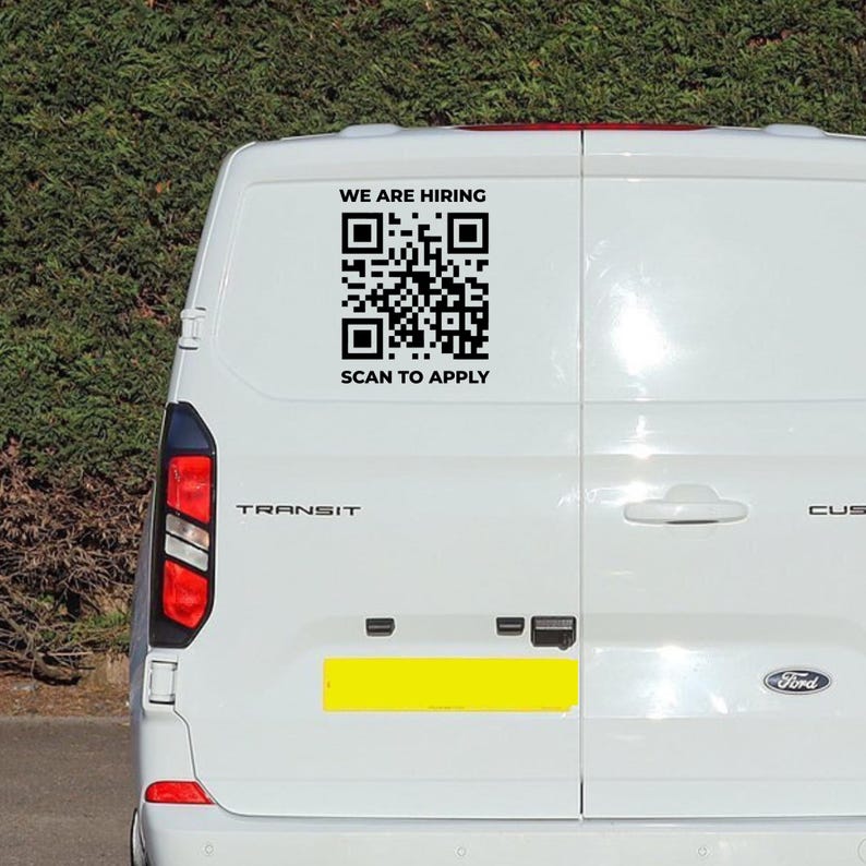 We Are Hiring Scan to Apply QR Code Vinyl Decal Sticker | Job ...