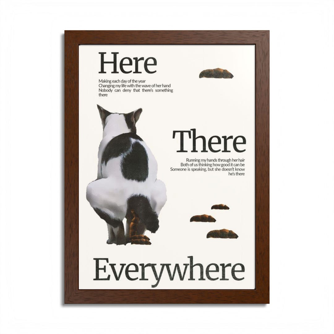Here There Everywhere Poster - Etsy