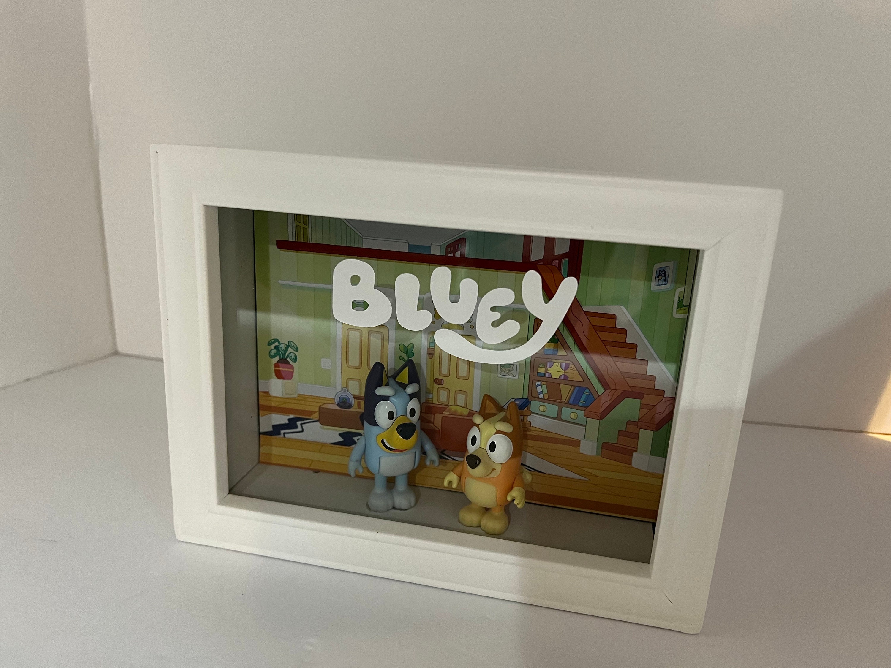 Bluey Shadow Box Display - Etsy