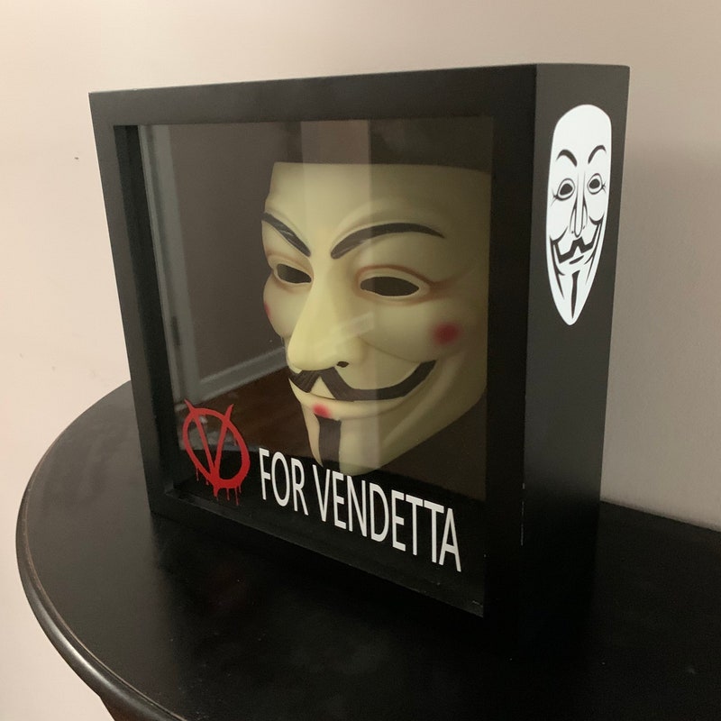 V for Vendetta Mask - Etsy
