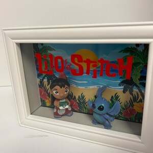 Lilo and Stitch Shadow Box Display - Etsy