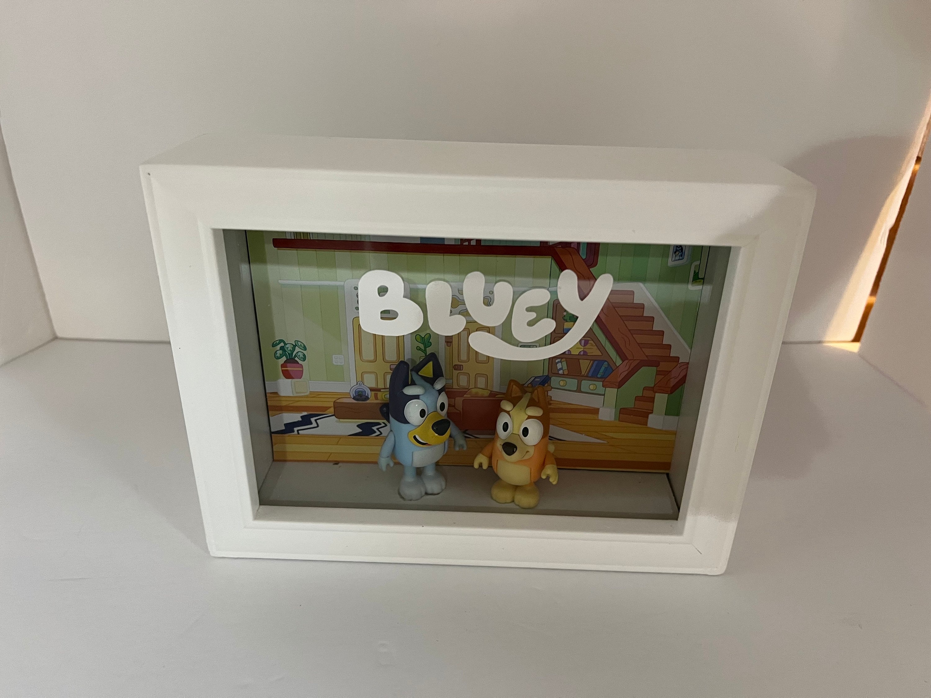 Bluey Shadow Box Display - Etsy