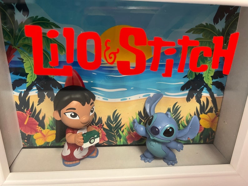Lilo and Stitch Shadow Box Display - Etsy