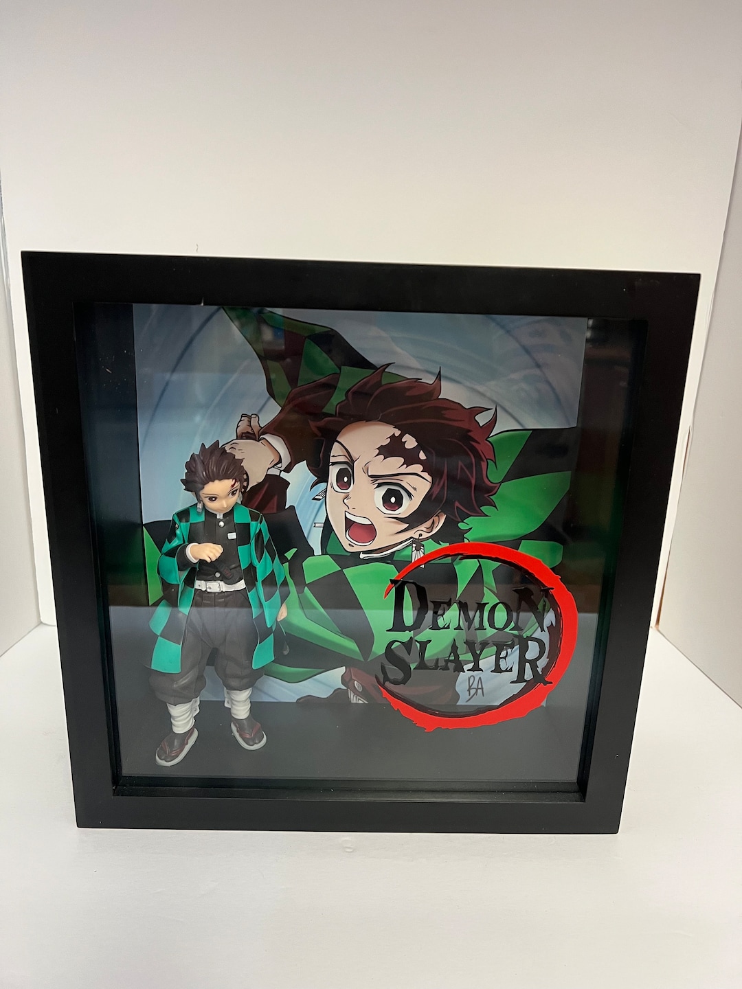 Demon Slayer Anime Tanjiro Kamado Shadow Box Display - Etsy
