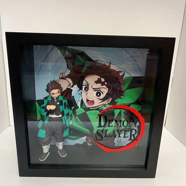 Demon Slayer Shadow Box Png - Etsy