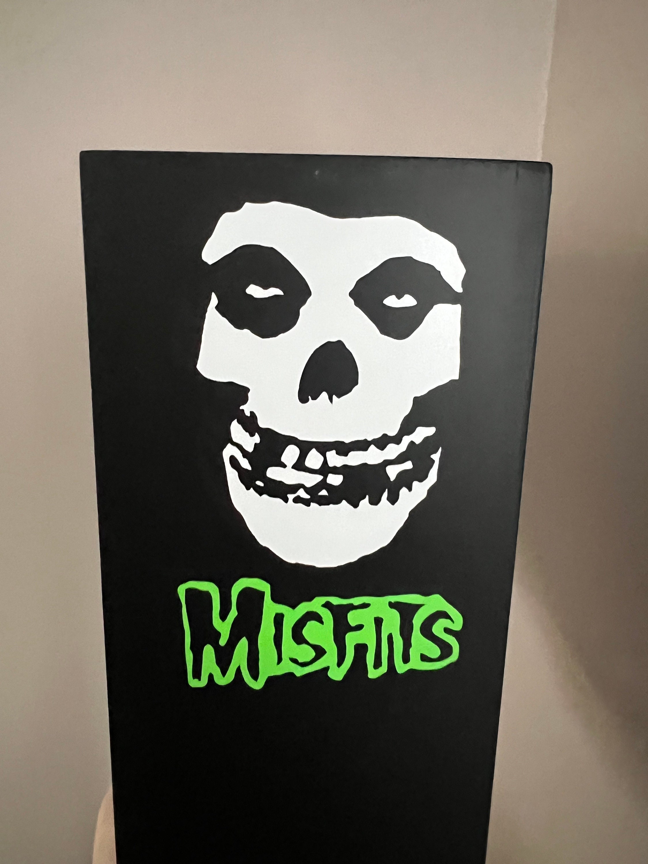 Misfits Band the Fiend Mask Halloween Movie Shadow Box Display Case ...