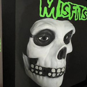 Misfits Band the Fiend Mask Halloween Movie Shadow Box Display Case ...