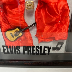 Elvis Presley the King Shadow Box Display Case - Etsy