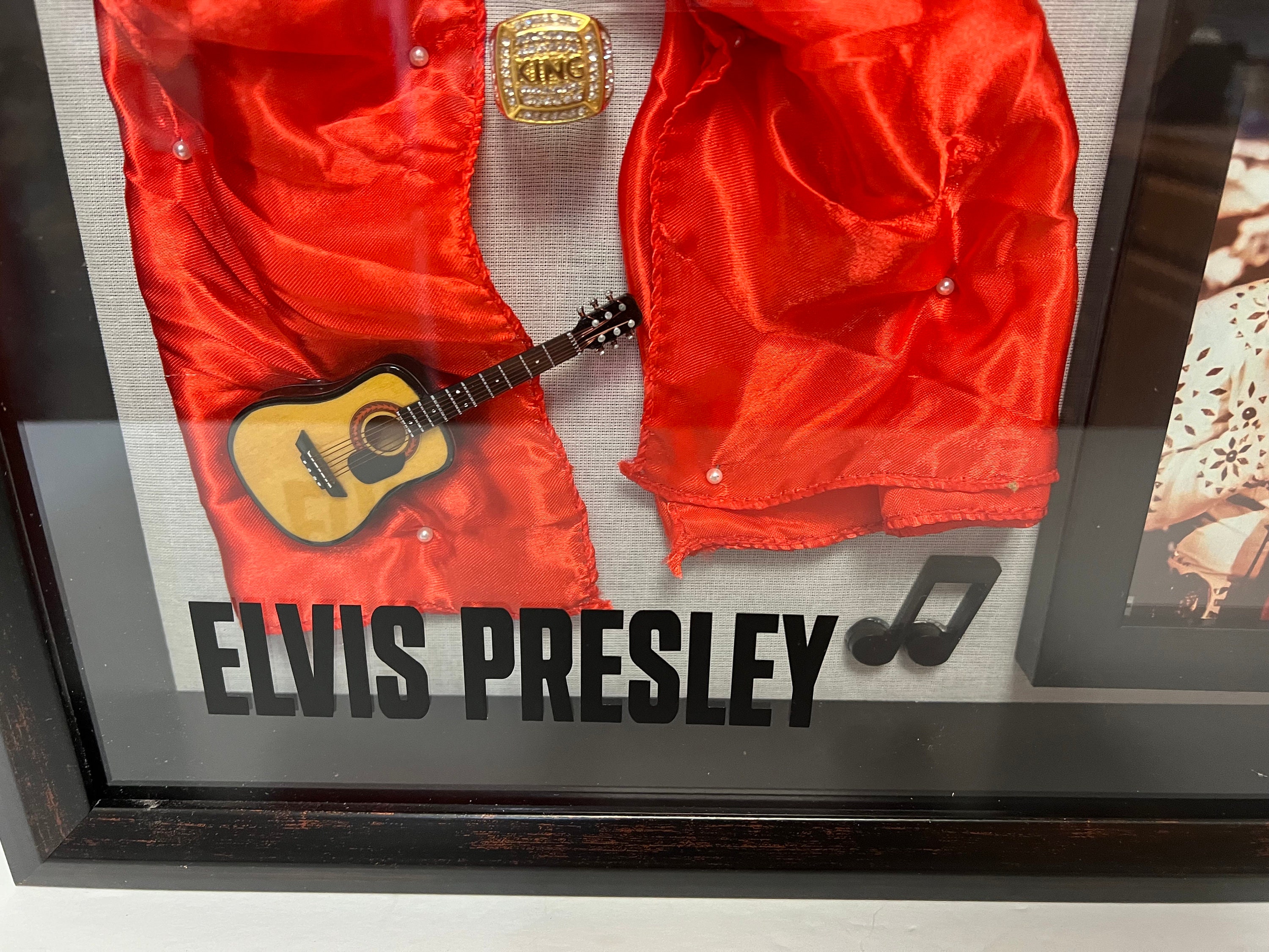 Elvis Presley the King Shadow Box Display Case - Etsy