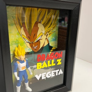 Dragon Ball Z Vegeta Shadow Box Display - Etsy