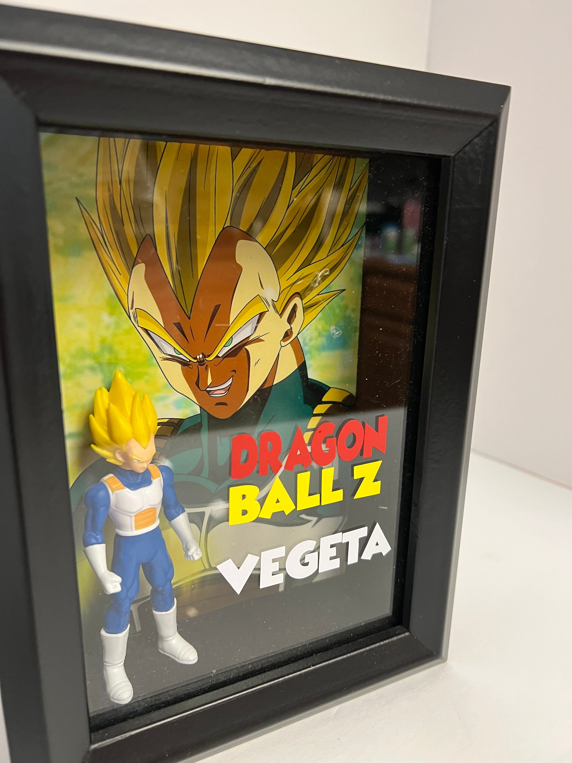 Dragon Ball Z Vegeta Shadow Box Display - Etsy
