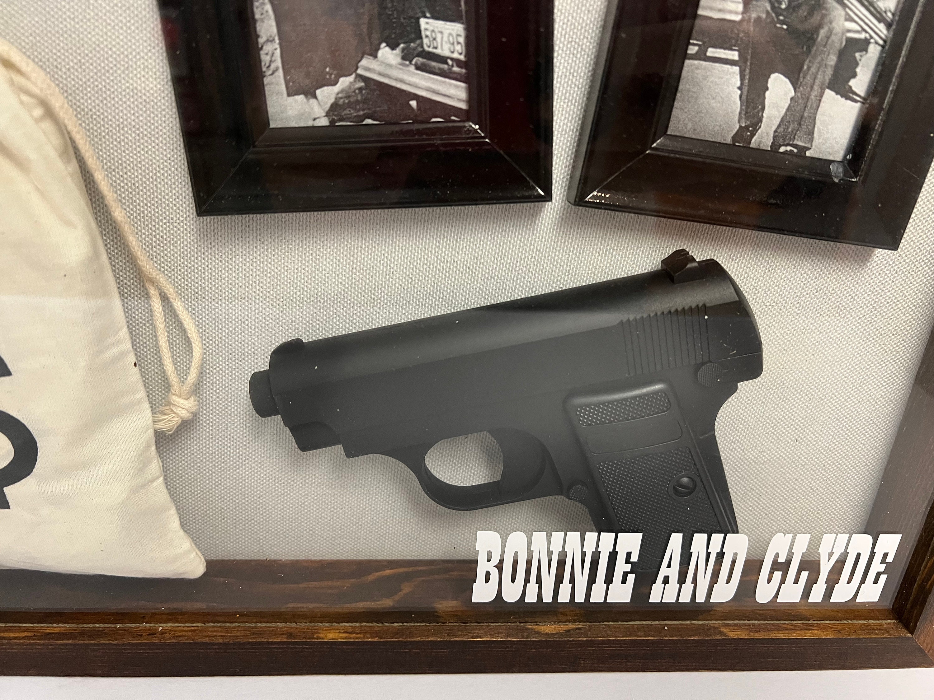Bonnie and Clyde Shadow Box Display - Etsy