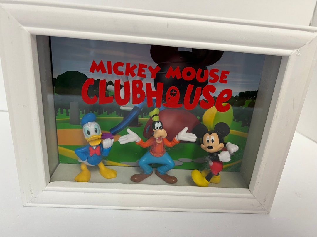 Mickey Mouse Clubhouse Shadow Box Display - Etsy