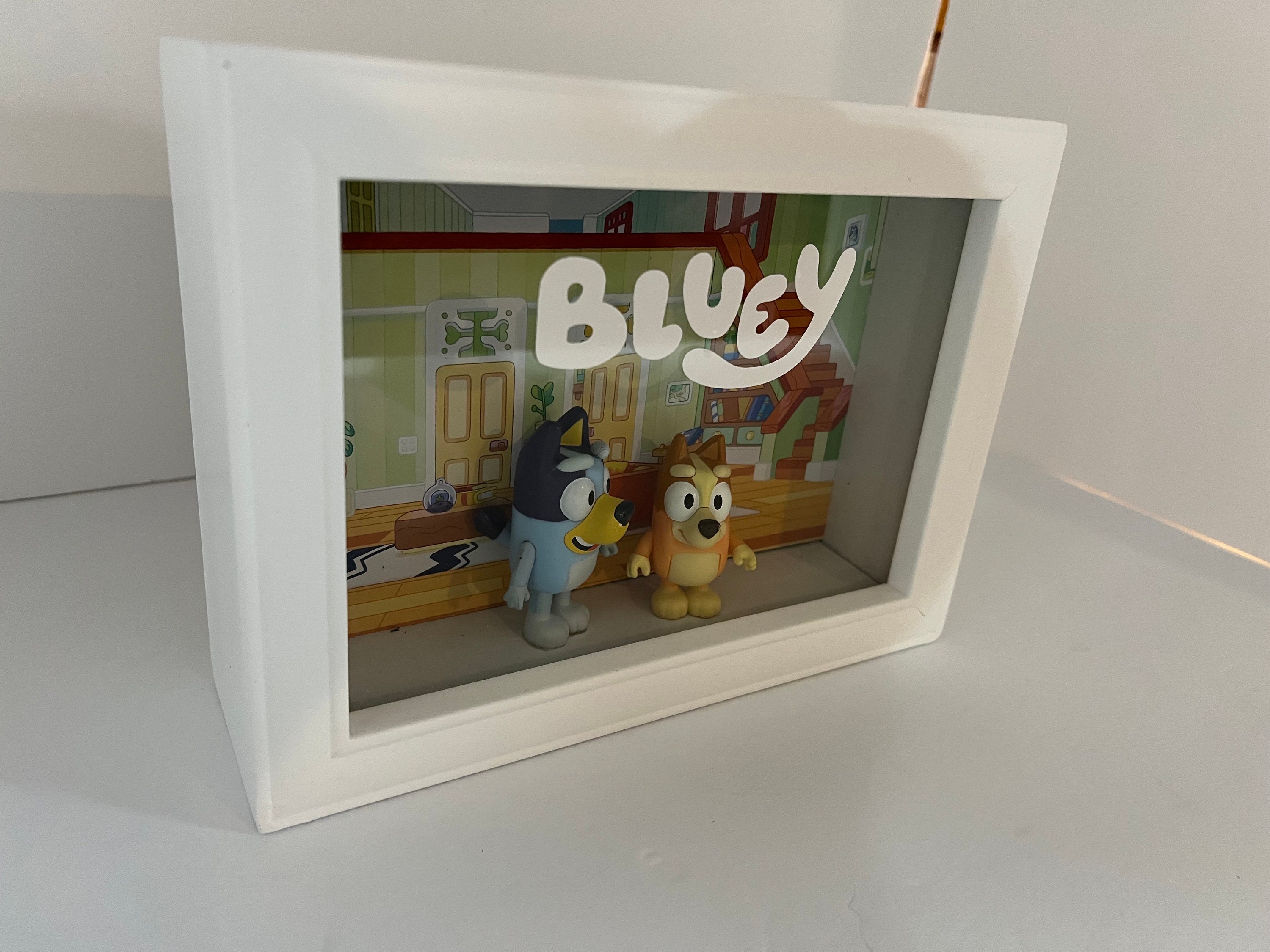 Bluey Shadow Box Display - Etsy