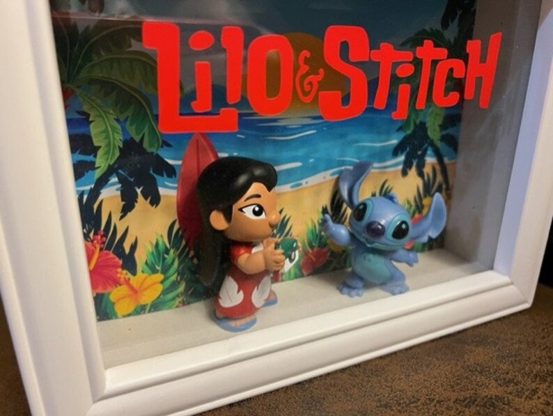 Lilo and Stitch Shadow Box Display - Etsy