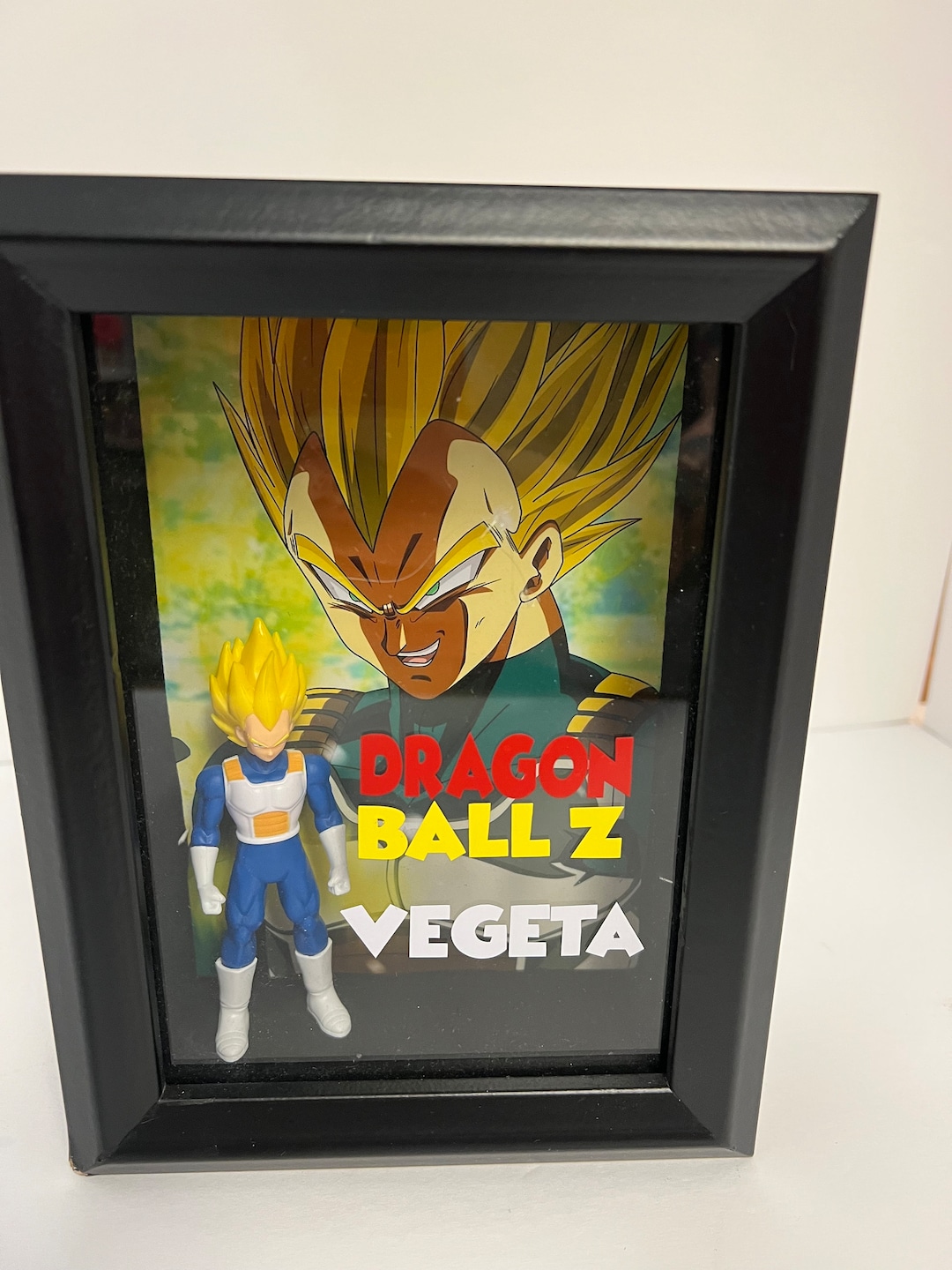Dragon Ball Z Vegeta Shadow Box Display - Etsy