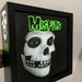Misfits Band the Fiend Mask Halloween Movie Shadow Box Display Case ...