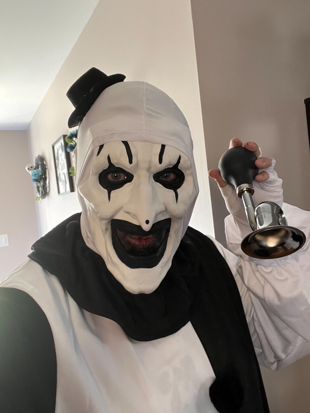 Art Scary Clown Mime Mask - Etsy