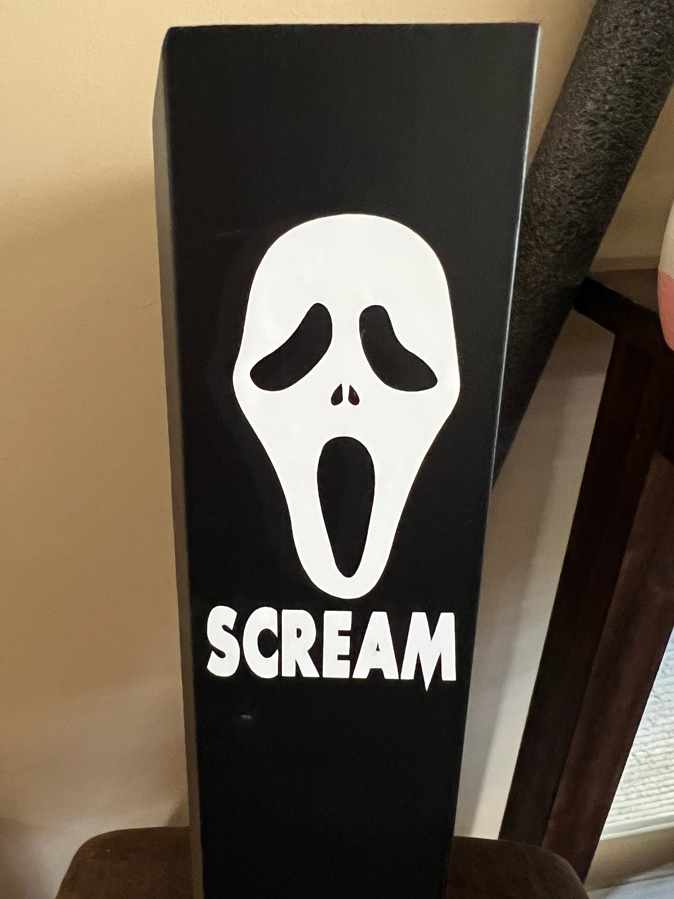 Scream Movie Ghostface Mask Horror Prop Replica Shadowbox Display - Etsy