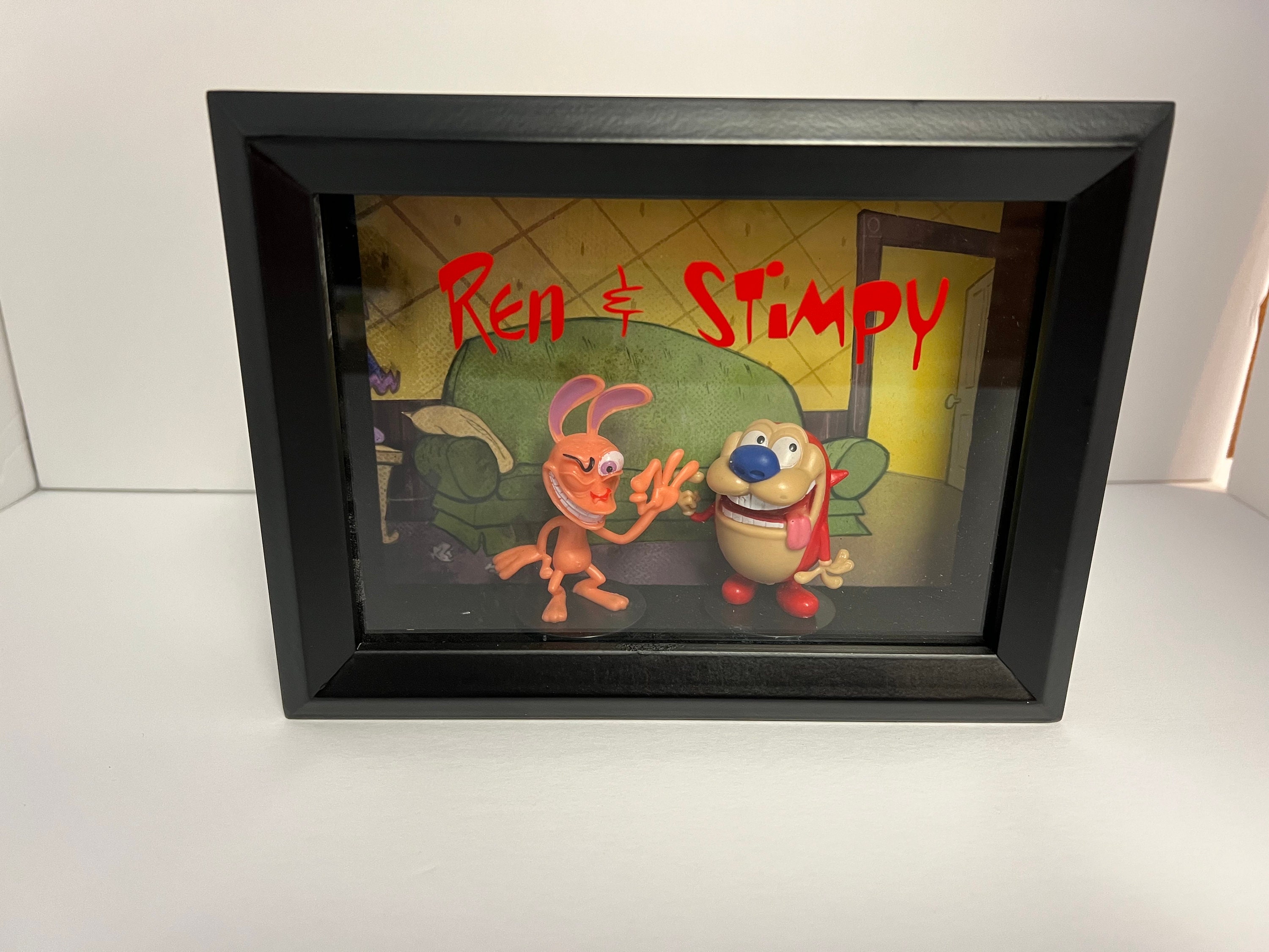 Ren and Stimpy Shadow Box Display - Etsy