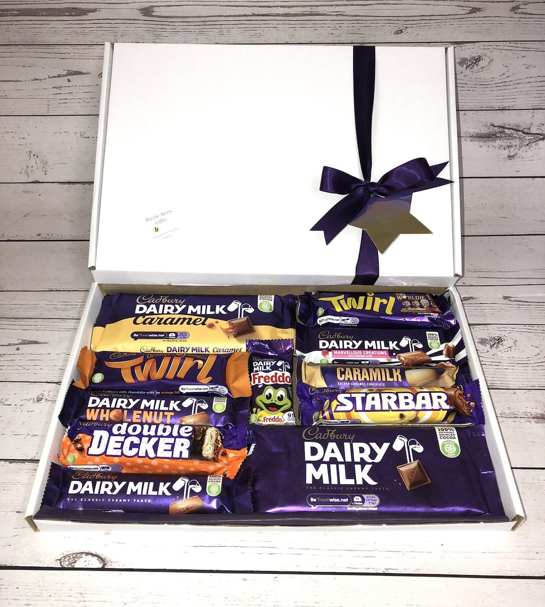 Large Deluxe Chocolate Letter Box Gift Mixed Cadburys Bars Valentines ...