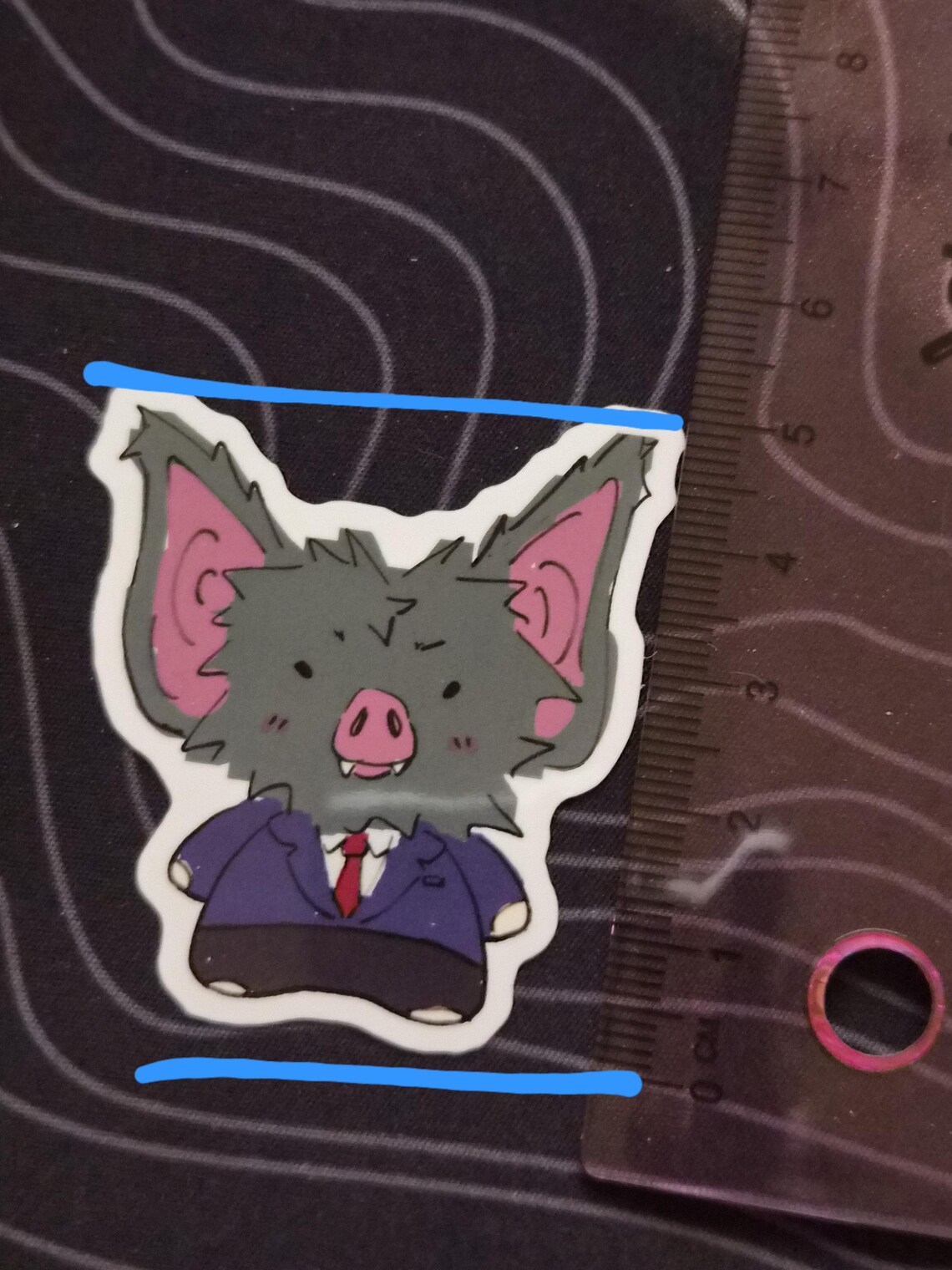 Dispatch - Sonar Character Sticker - Etsy UK