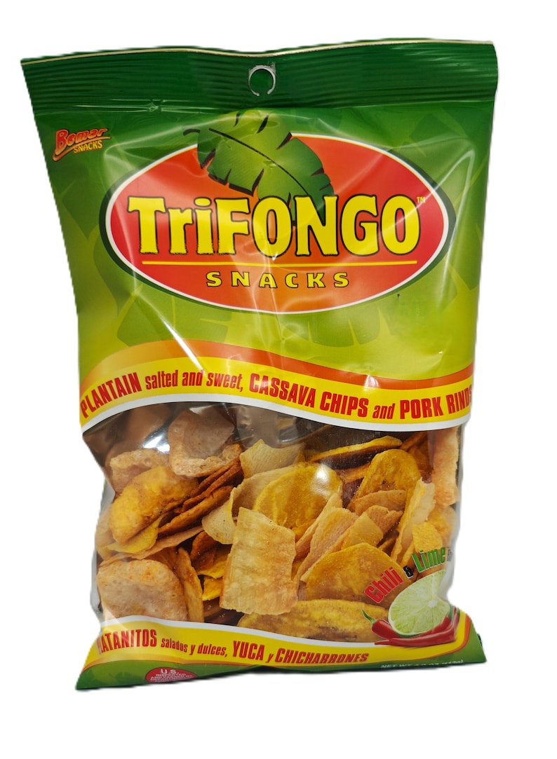 Trifongo Snacks – Plantain, Cassava Chips & Pork Rinds Mix | 4 Oz Bemar ...