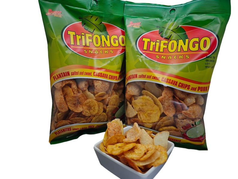 Trifongo Snacks – Plantain, Cassava Chips & Pork Rinds Mix | 4 Oz Bemar ...
