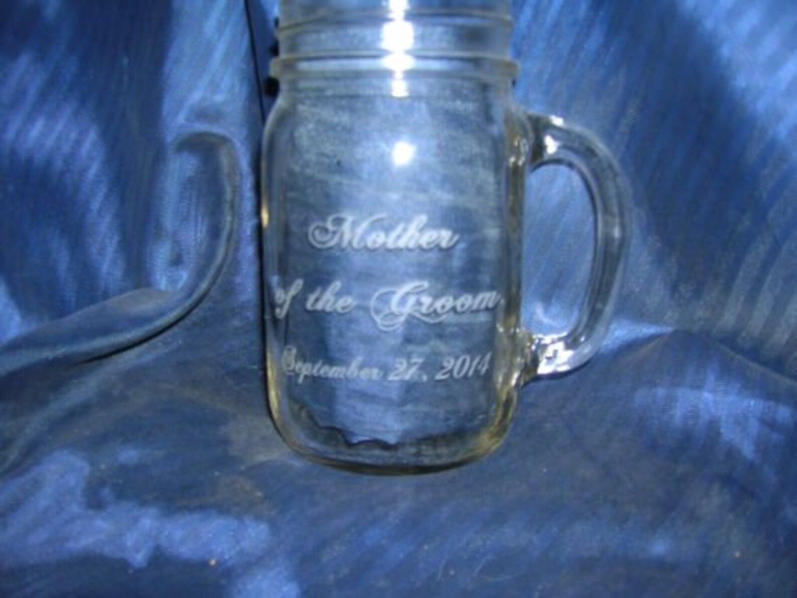 Etched Mason Jar Engraved Mason Jar Etched Beer Jar | Etsy