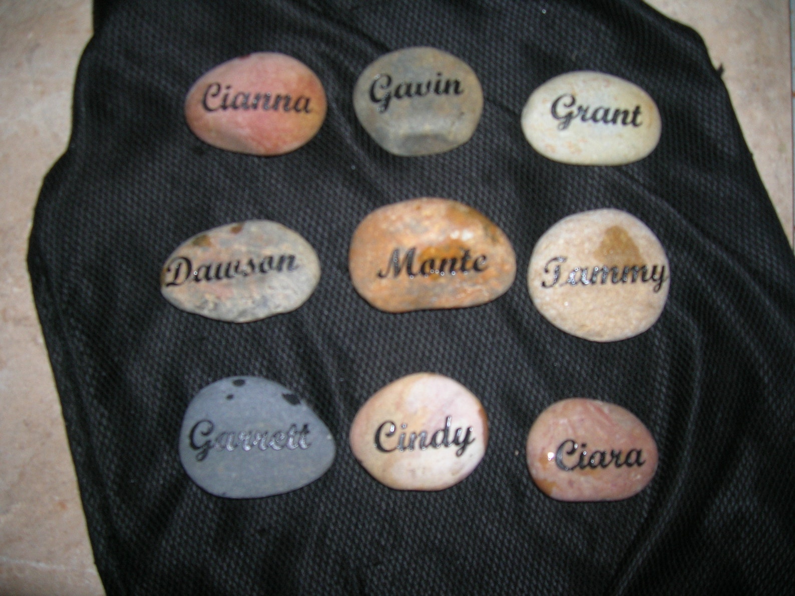 Engraved Inspirational Stones Mothers Day Stone Carved Stone | Etsy