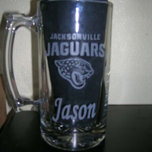 Etched Glass Beer Mug, Personalized Glass Mug, Ice Tea Glass - Etsy