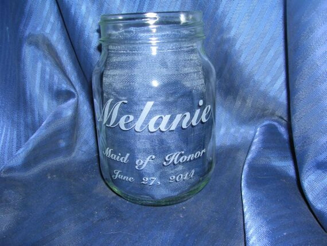 Etched Mason Jar, Engraved Mason Jar, Etched Beer Jar, Engraved Beer ...