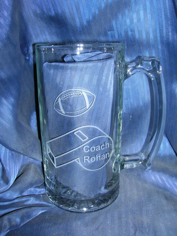 Etched Glass Mug Beer Mug Engraved Glass Mug Groomsman Mug - Etsy