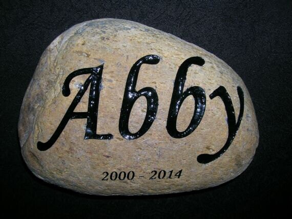 Engraved Stone Carved Stone Etched Stone Horse Memorial - Etsy