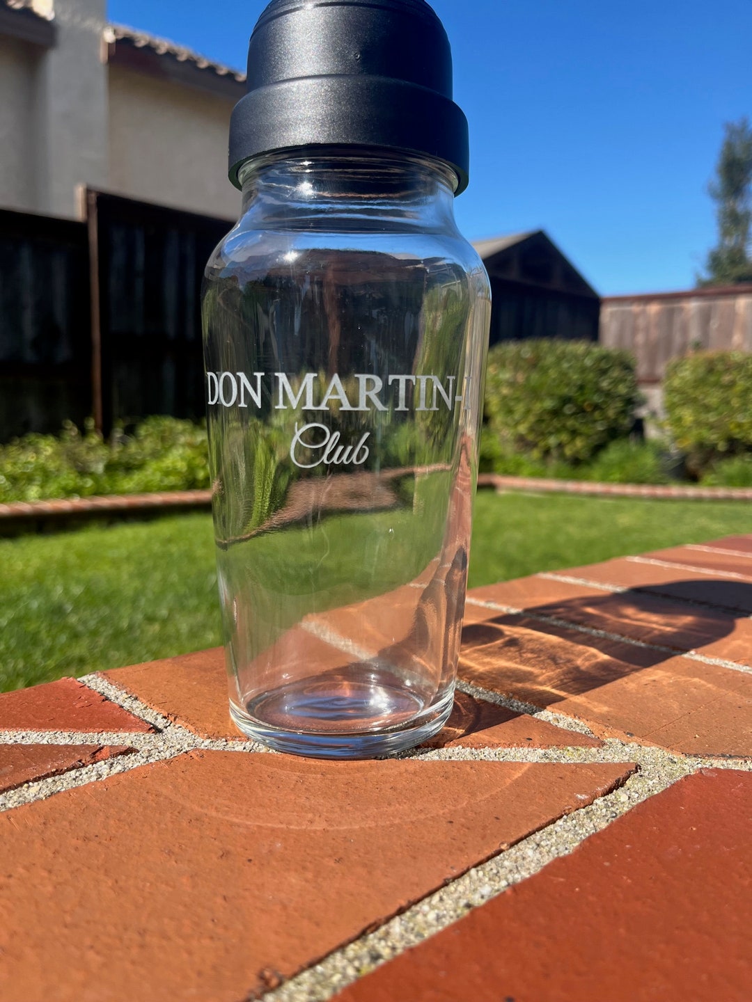 Custom Etched Engraved Martini Shaker, Personalized Martini Shaker ...