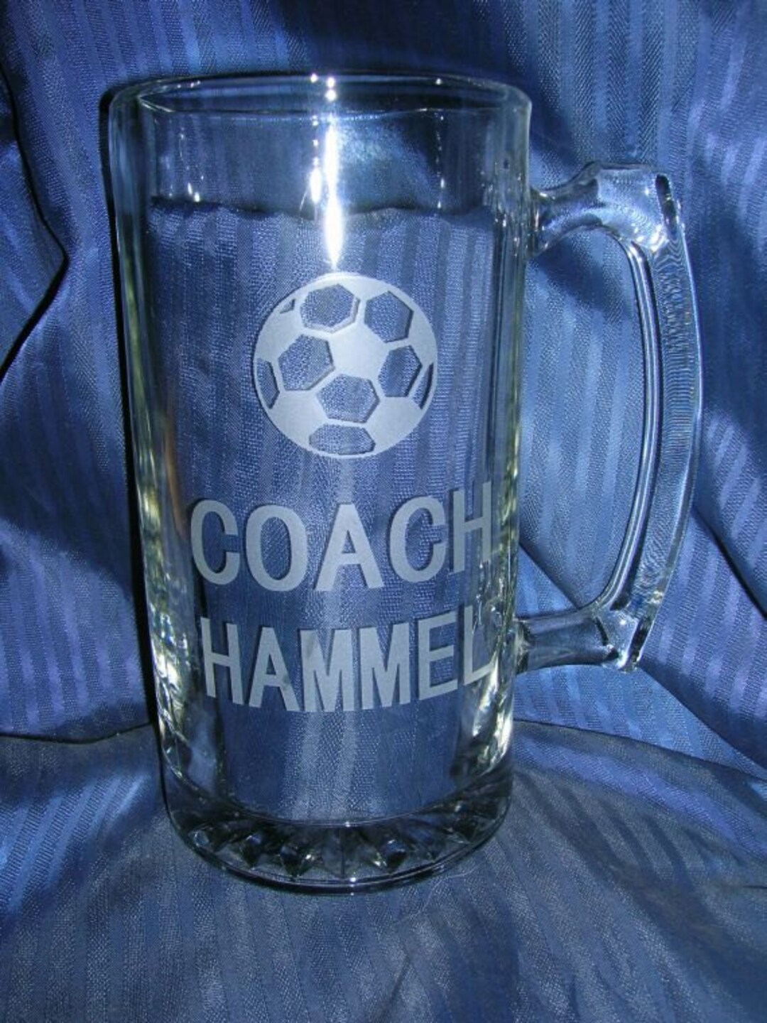 Etched Glass Mug, Beer Mug, Engraved Glass Mug, Groomsman Mug, Wedding ...