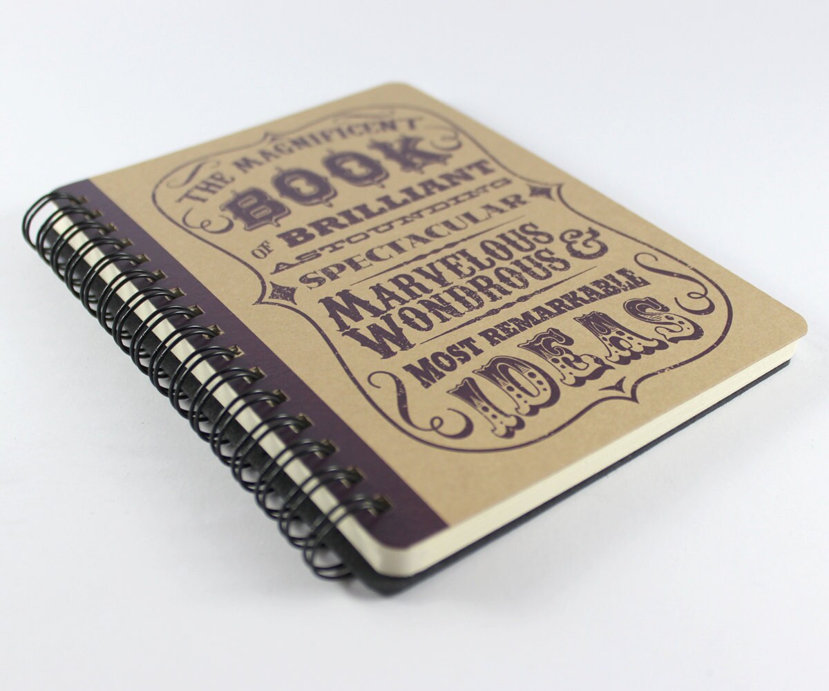 Spiral Notebook magnificent Book of Brilliant, Astounding, Spectacular ...