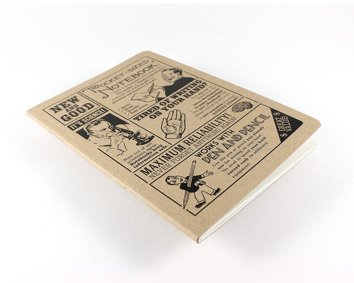 Retro Notebook new and Good, Inspired by Vintage Ads - Etsy