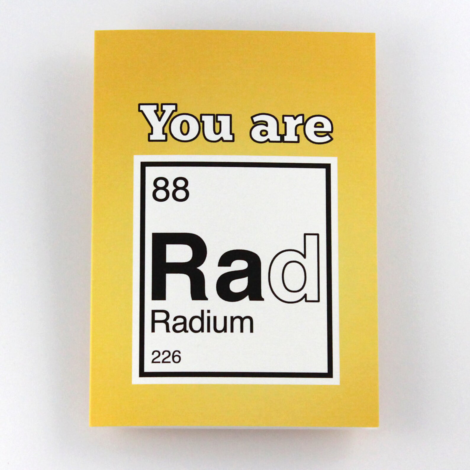 Valentine Card, Chemistry Card, You Are Rad Card, Periodic Table ...